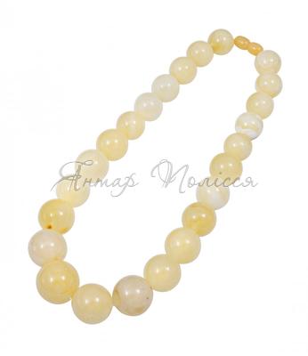 Эксклюзивные бусы шарики из янтаря Модные женские украшения на любой ...